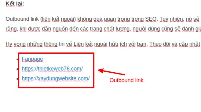 Outbound link là gì? Cách tạo Outbound links hiệu quả